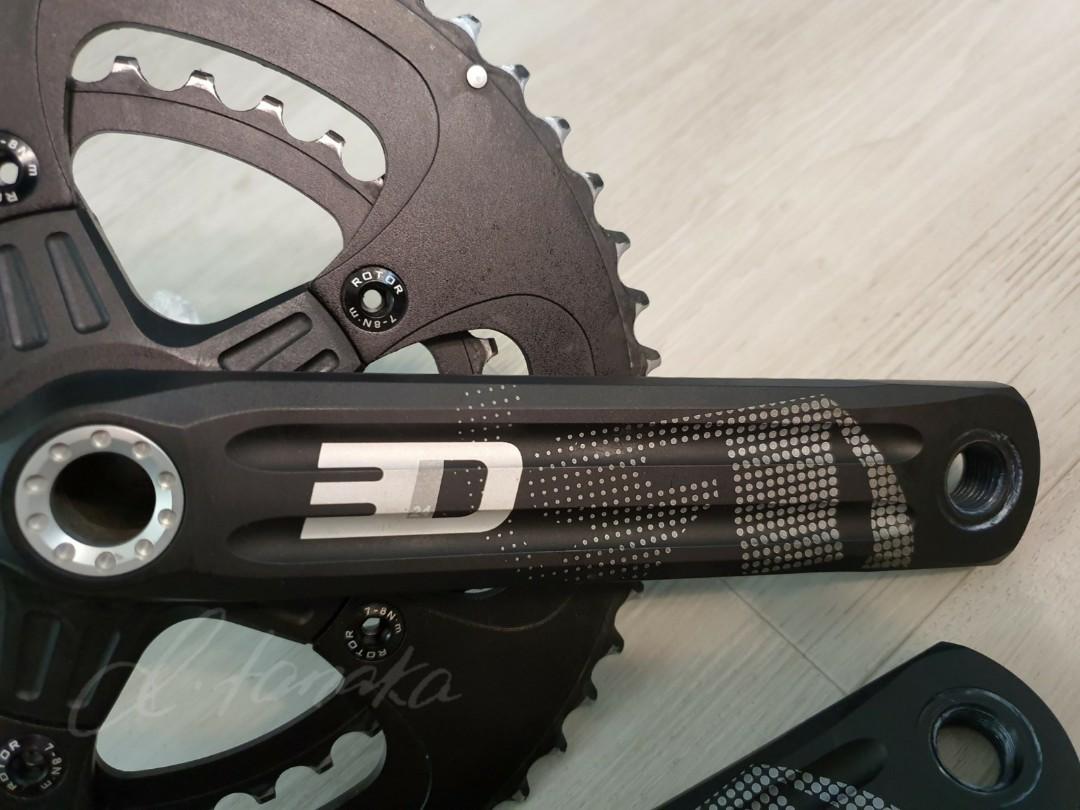Rotor 3D24 110 BCD Road Crank compact & Praxis Works Chainrings, Sports ...