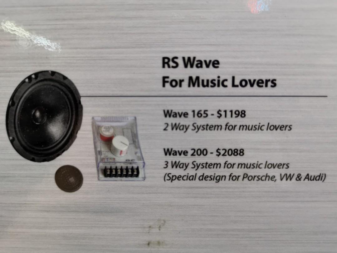 RS Audio RS Wave 165 2Way System, Car Accessories, Accessories on Carousell