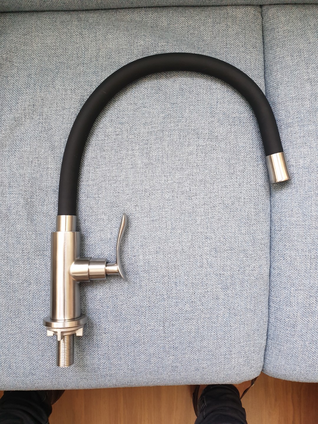 Stainless Steel, Flexible Neck Kitchen Tap, Furniture & Home Living ...