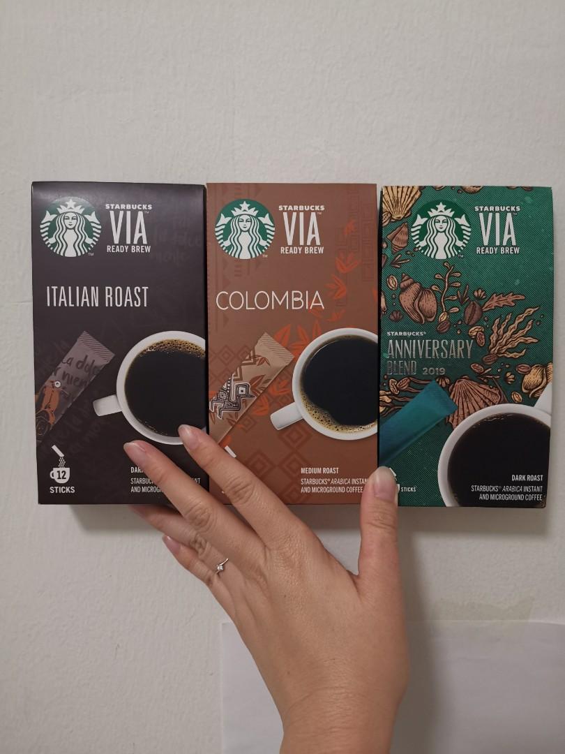 Starbucks Via instant coffee, Food & Drinks, Beverages on Carousell
