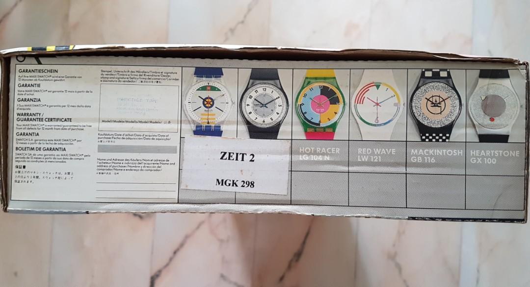 Swatch Maxi Clock MGK298 "Zeit 2", Hobbies & Toys, Memorabilia ...