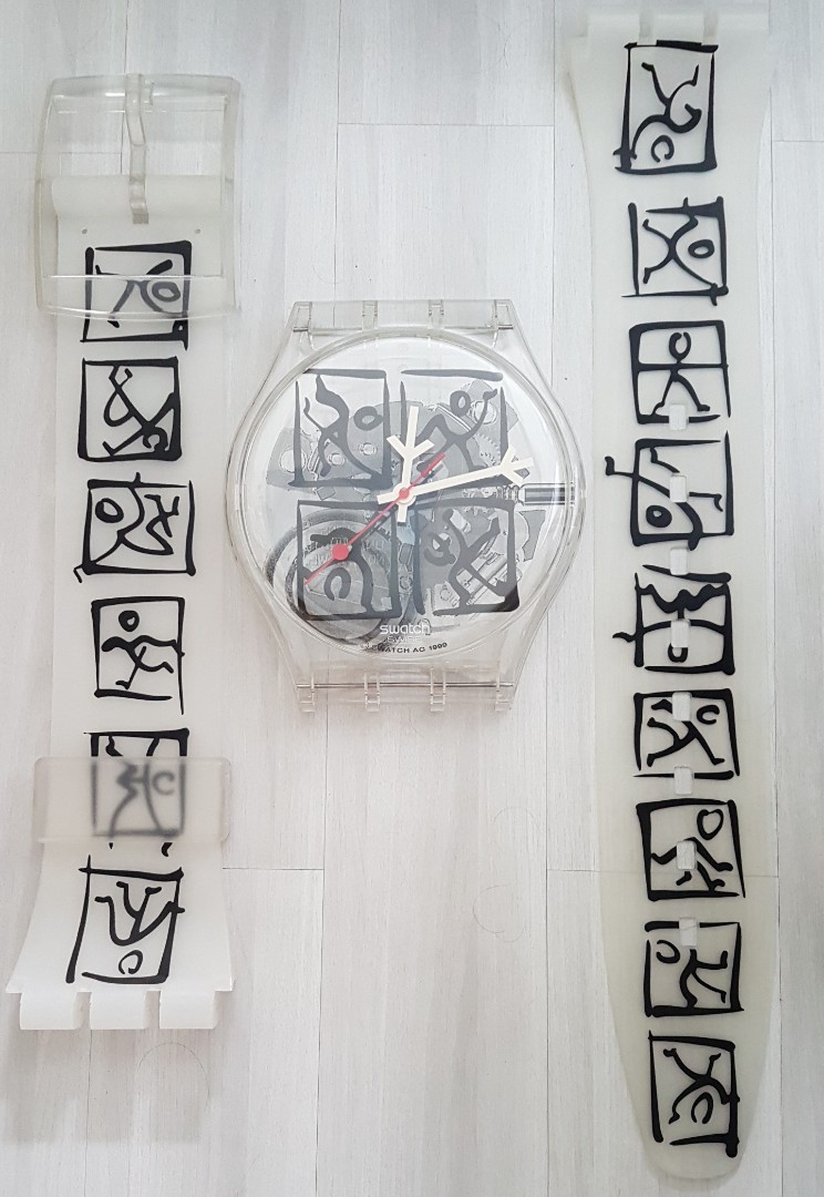 Swatch Maxi Clock MGK298 "Zeit 2", Hobbies & Toys, Memorabilia ...