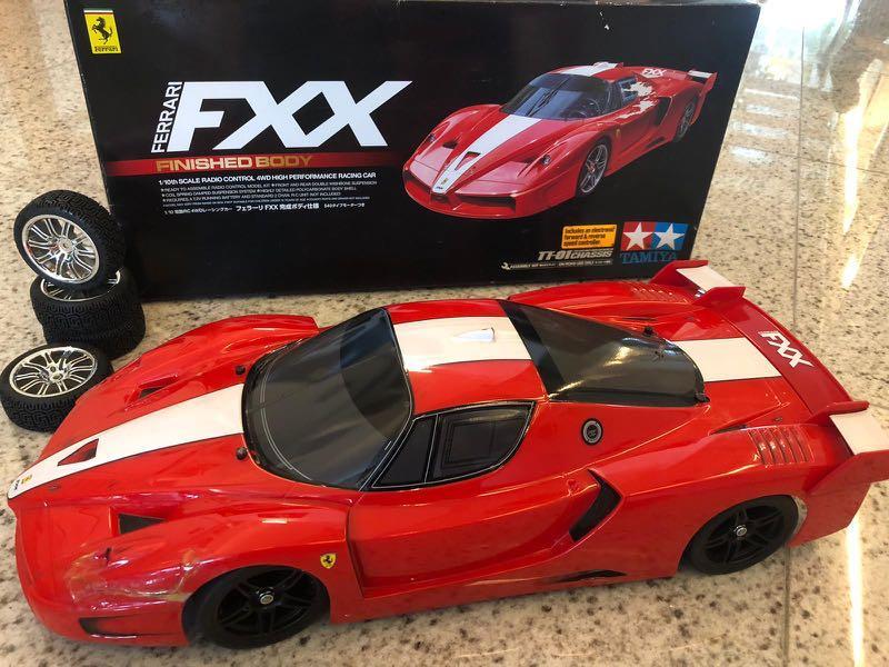 Tamiya Ferrari FXX 1/10scale 4WD RC car, Hobbies & Toys, Toys & Games ...