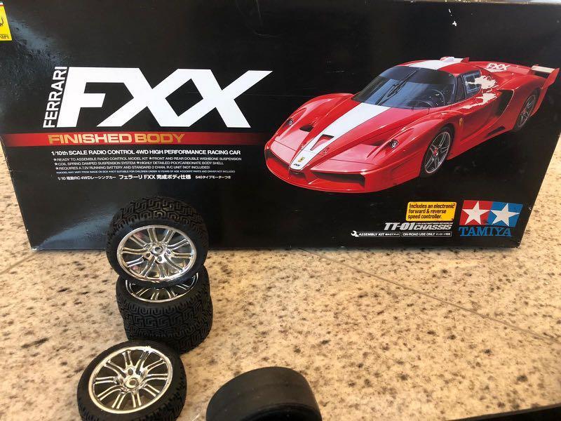 Tamiya Ferrari FXX 1/10scale 4WD RC car, Hobbies & Toys, Toys & Games ...