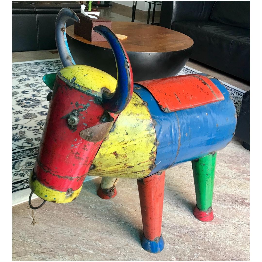 Thinking Outside - Bruce the Bull beverage cooler, Hobbies & Toys ...