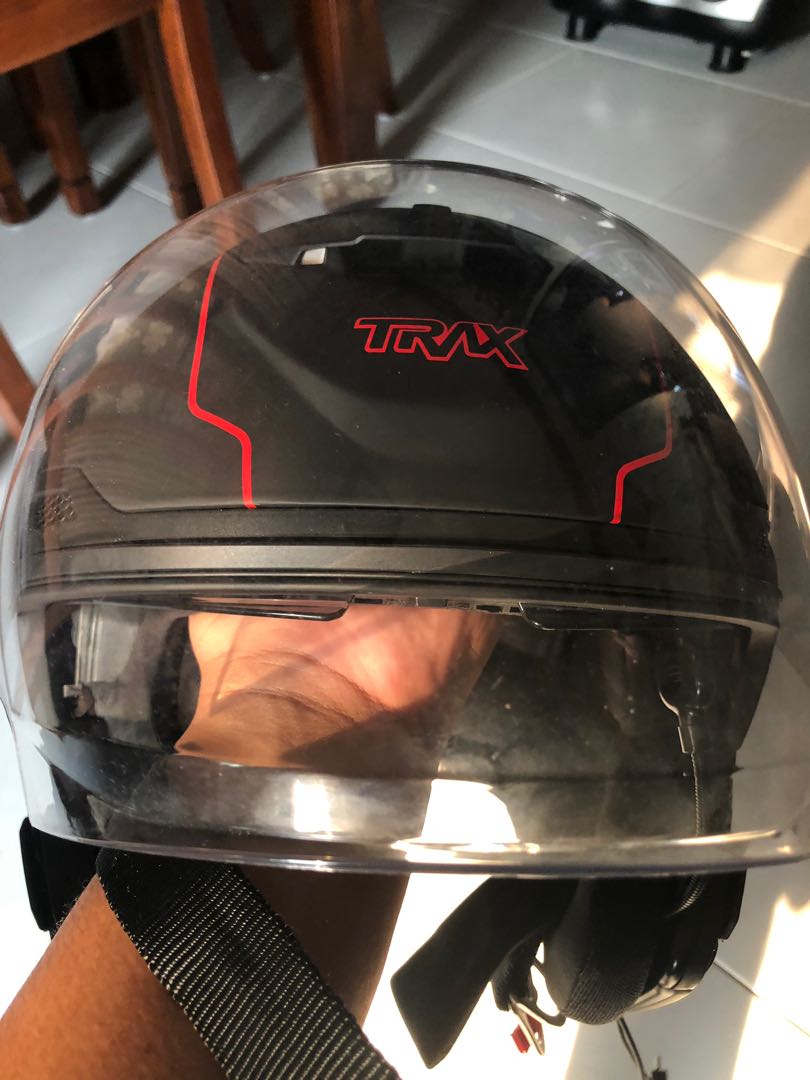 Trax Helmet, Motorcycles, Motorcycle Apparel on Carousell