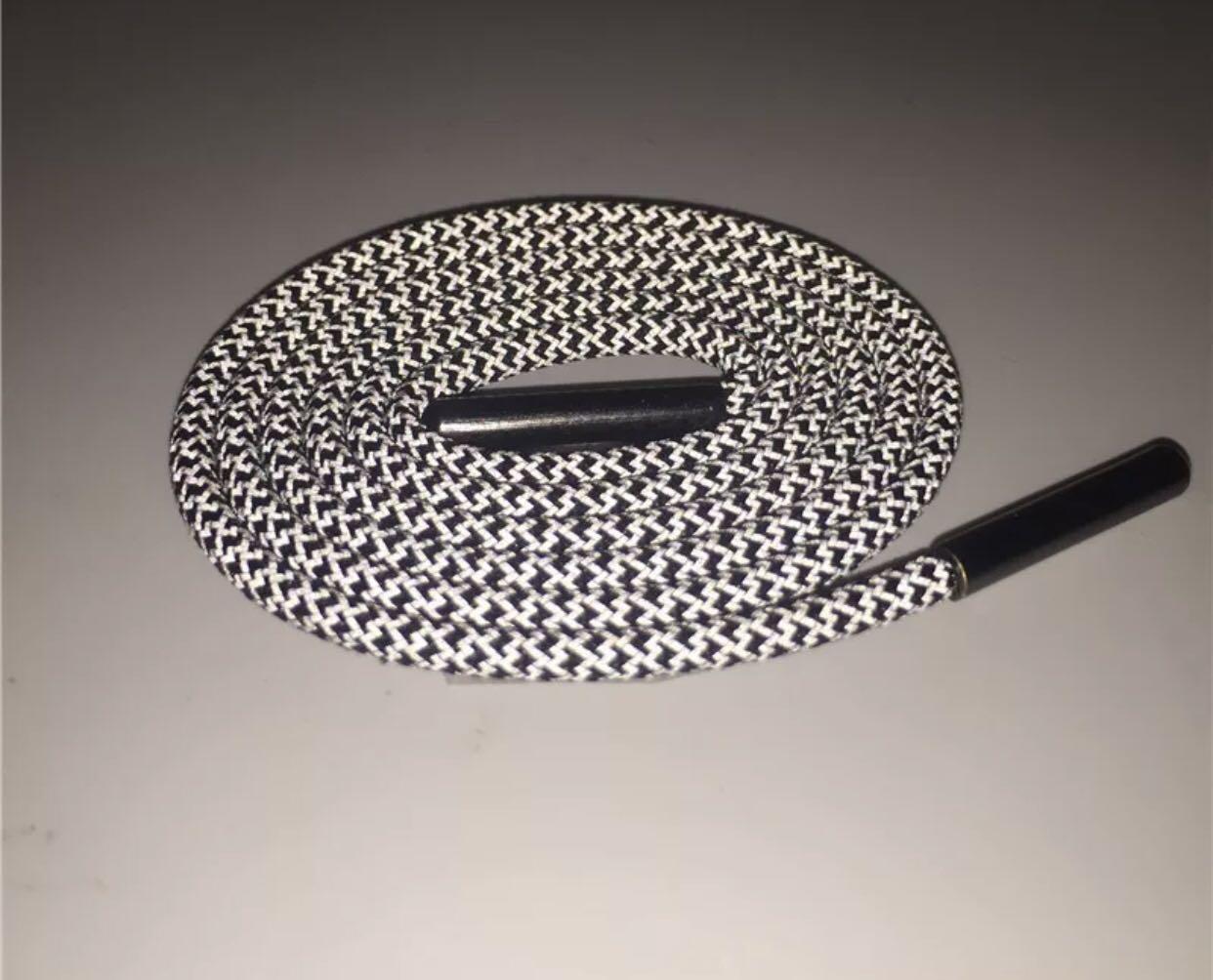 Ultra 3M reflective round shoelace with Black Aglet, Men's Fashion ...