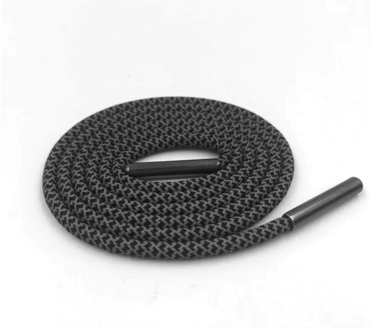 Ultra 3M reflective round shoelace with Black Aglet, Men's Fashion ...