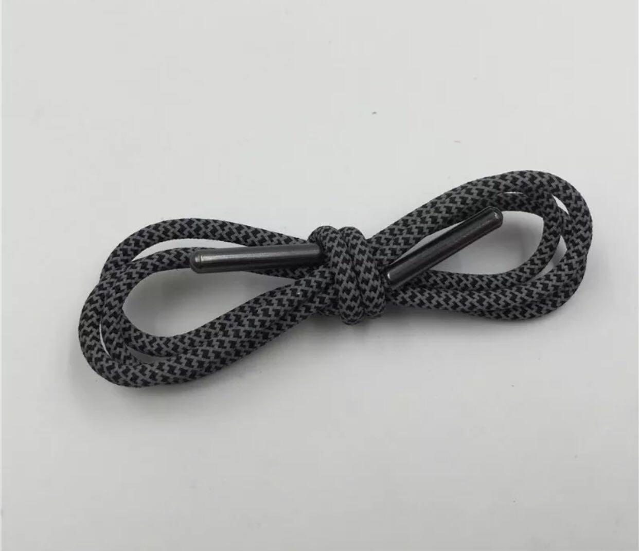 Ultra 3M reflective round shoelace with Black Aglet, Men's Fashion ...