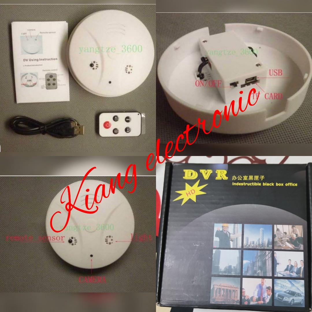 VisionTek 4GB Smoke Detector Hidden Spy Camera DVR with motion ...