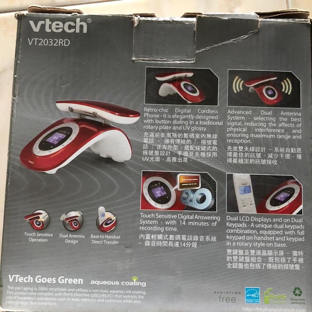 VTECH Digital Cordless Phone (Radiation free), Mobile Phones & Gadgets ...