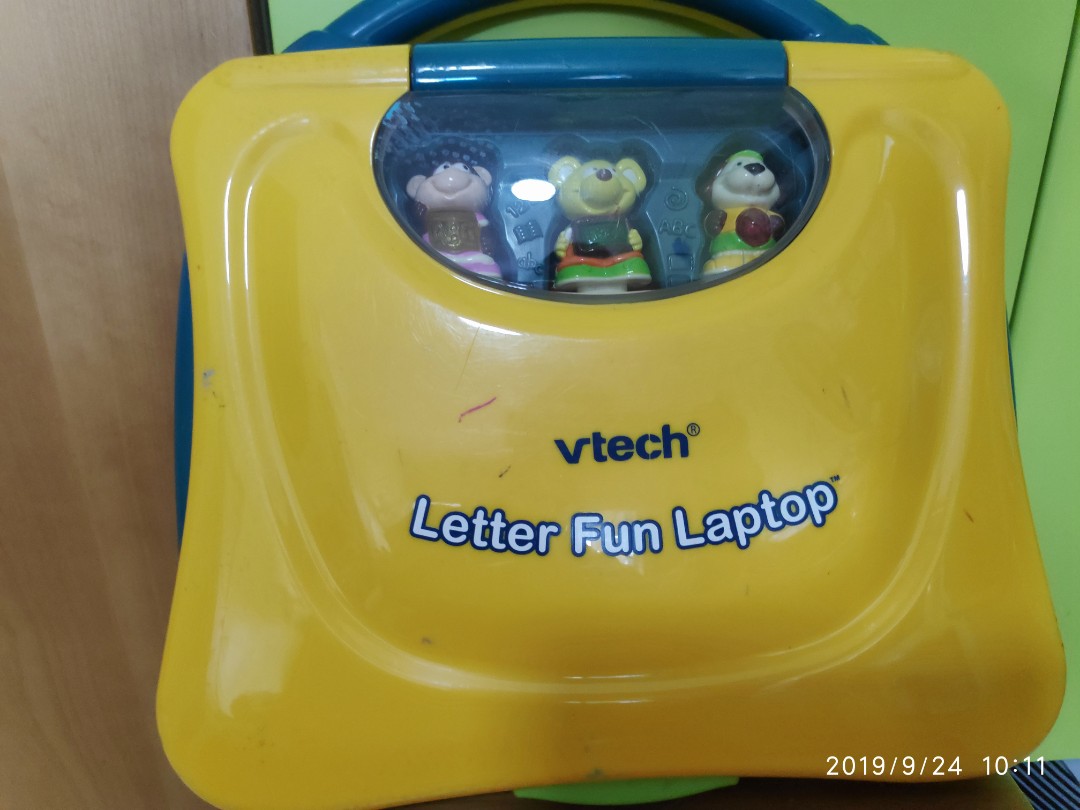 Vtech- Letter Fun Laptop, Hobbies & Toys, Toys & Games on Carousell