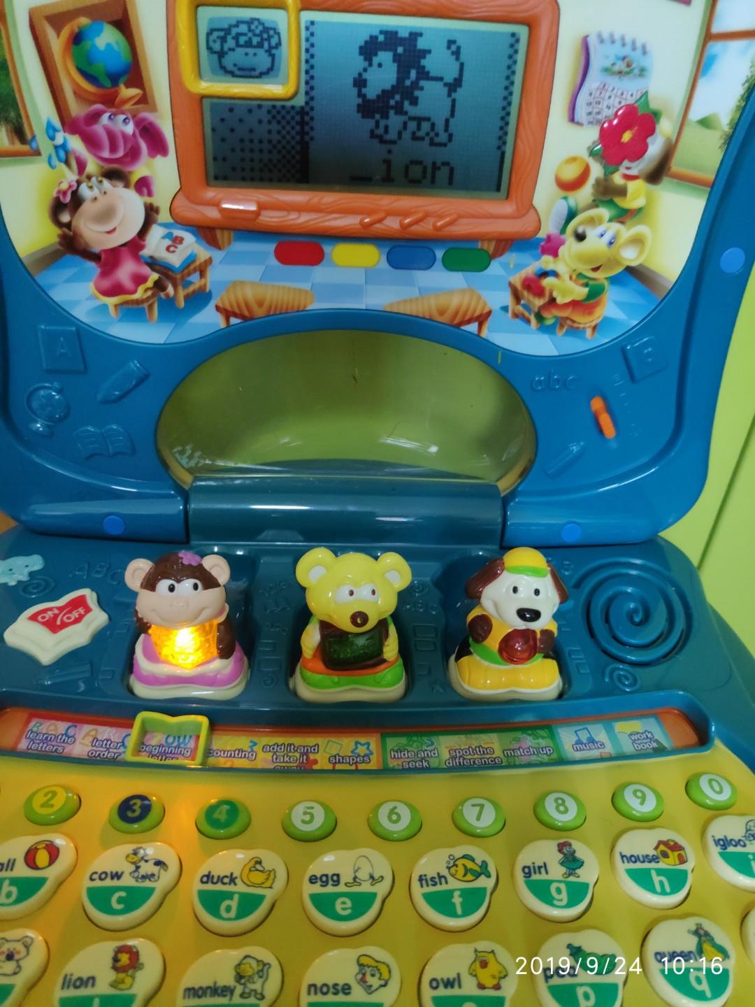 Vtech- Letter Fun Laptop, Hobbies & Toys, Toys & Games on Carousell