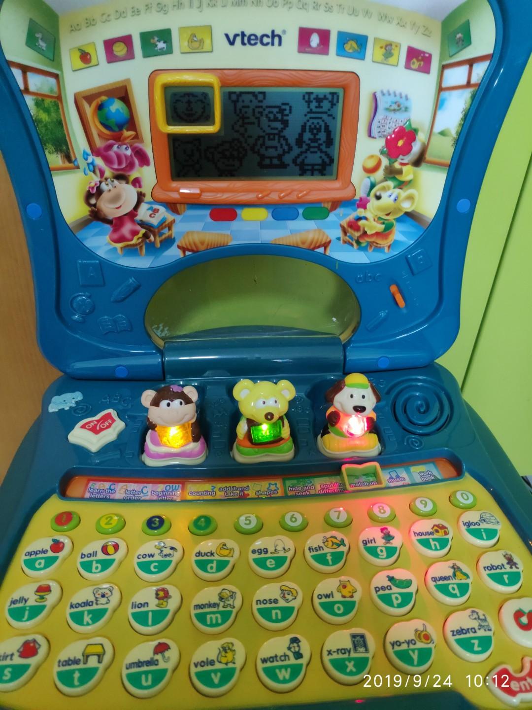 Vtech- Letter Fun Laptop, Hobbies & Toys, Toys & Games on Carousell