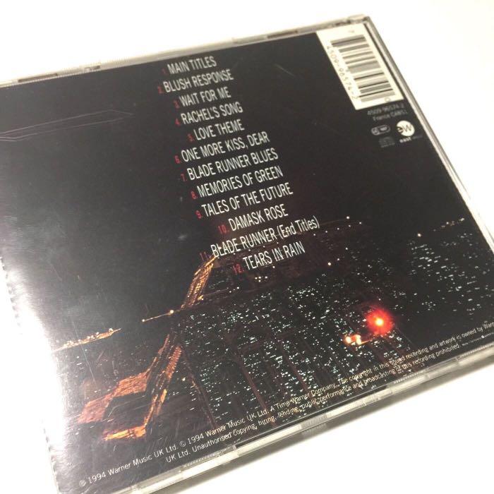 BLADE RUNNER 銀翼殺手 電影原聲音樂 CD Original Soundtrack OST by Vangelis 麻煩睇清楚先問 ...