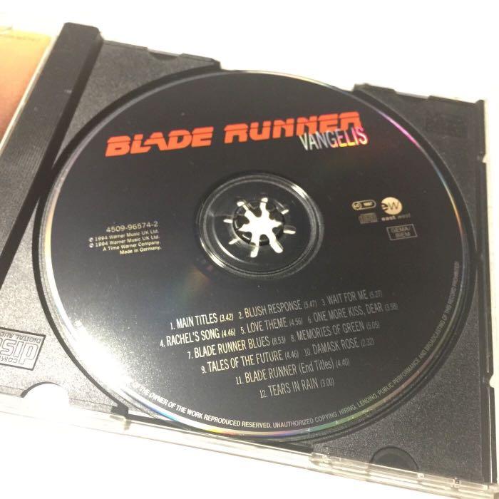 BLADE RUNNER 銀翼殺手 電影原聲音樂 CD Original Soundtrack OST by Vangelis 麻煩睇清楚先問 ...