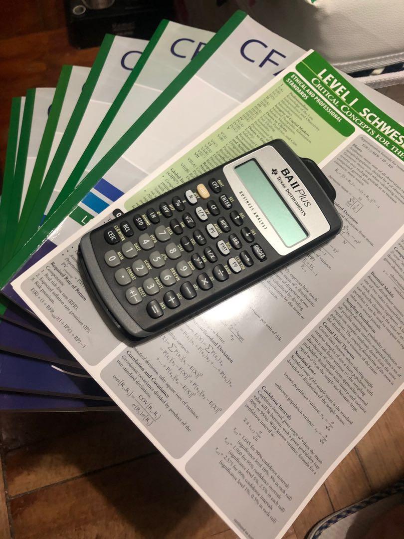 CFA Level 1 [2019 Full Set] 連Mock exams + Quicksheet + Calculator, 興趣及 ...