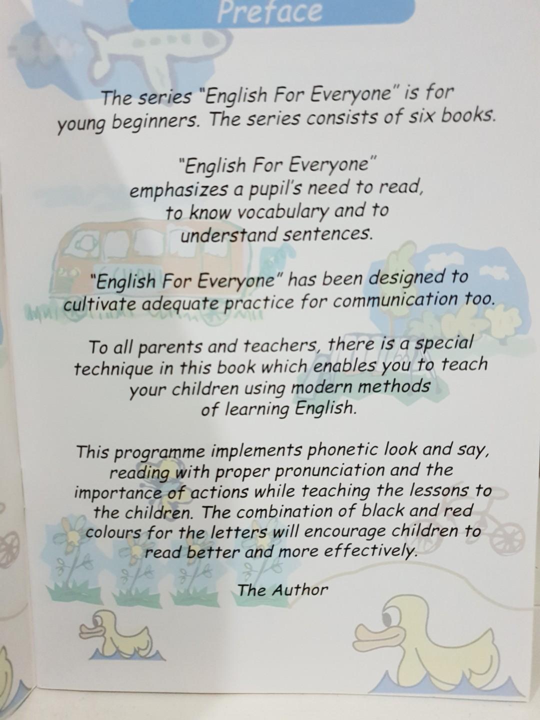English for Everyone Complete Set Phonetic Early Reading, Hobbies ...