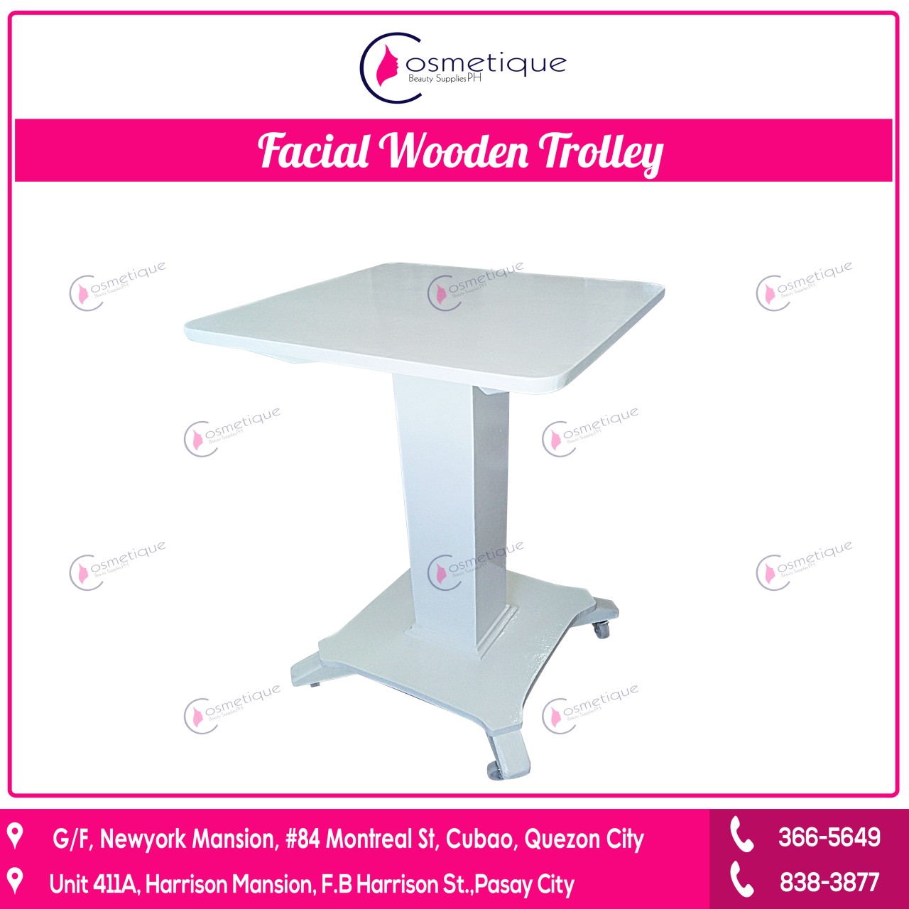 Facial wooden trolley facial machine, Beauty & Personal Care, Face ...