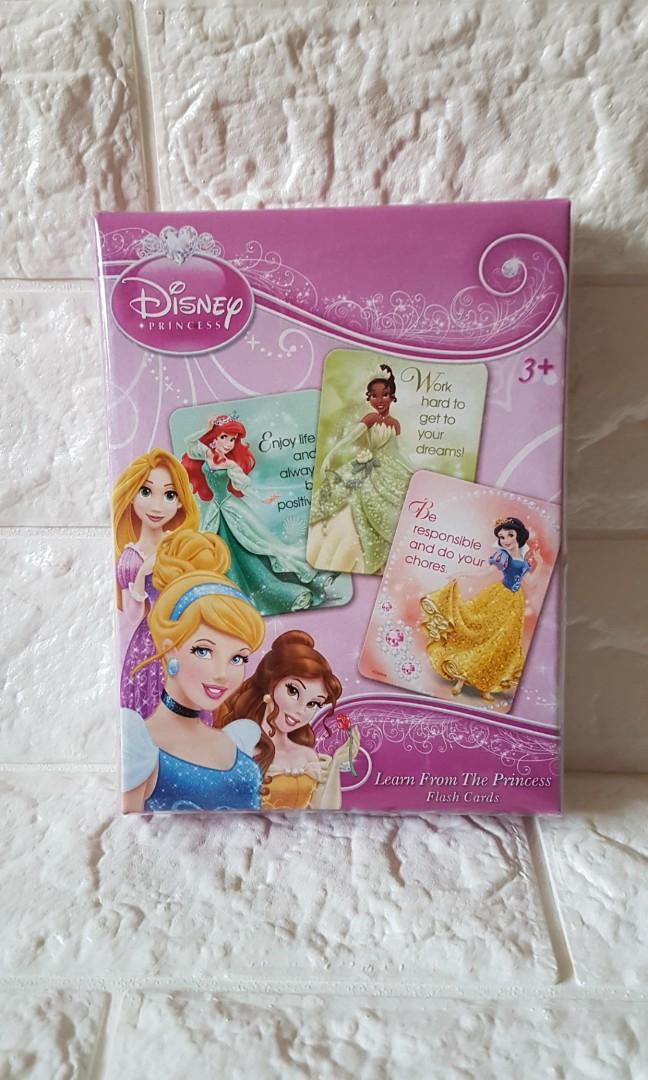 Flash Cards Be A Princess Disney Princesses, Babies & Kids, Babies ...