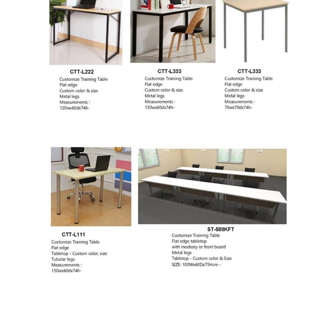 Foldable training tables (Office Furniture&Partitions), Furniture ...