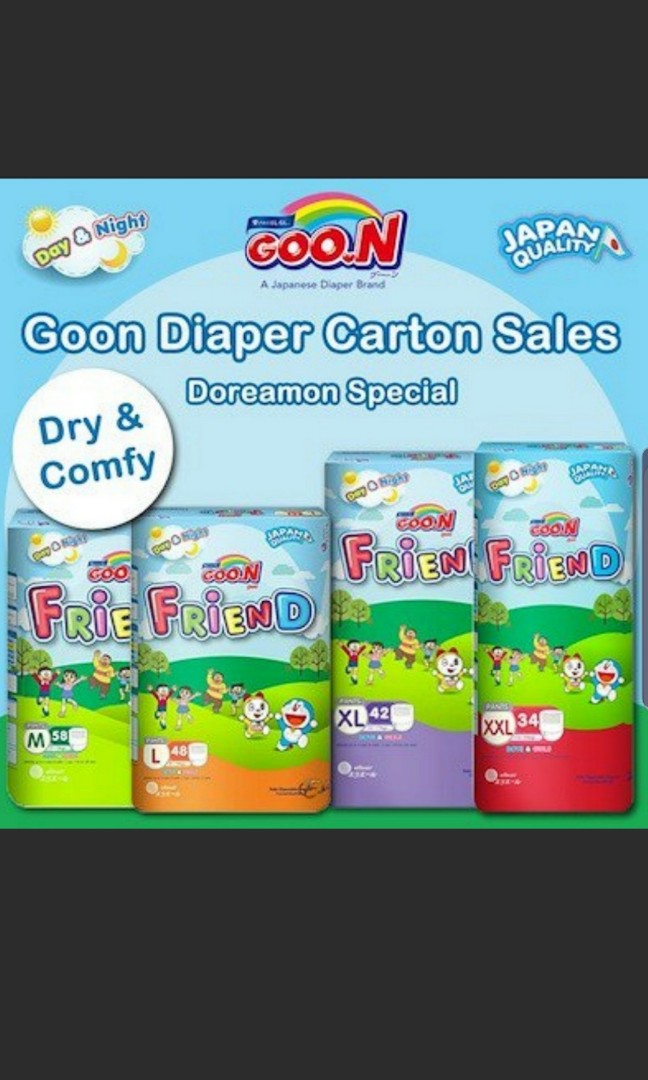 Goon Diapers XL pull up pants, Babies & Kids, Bathing & Changing ...