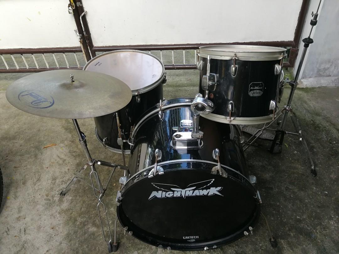 Gretsch Night hawk Drumset, Hobbies & Toys, Music & Media, Musical ...