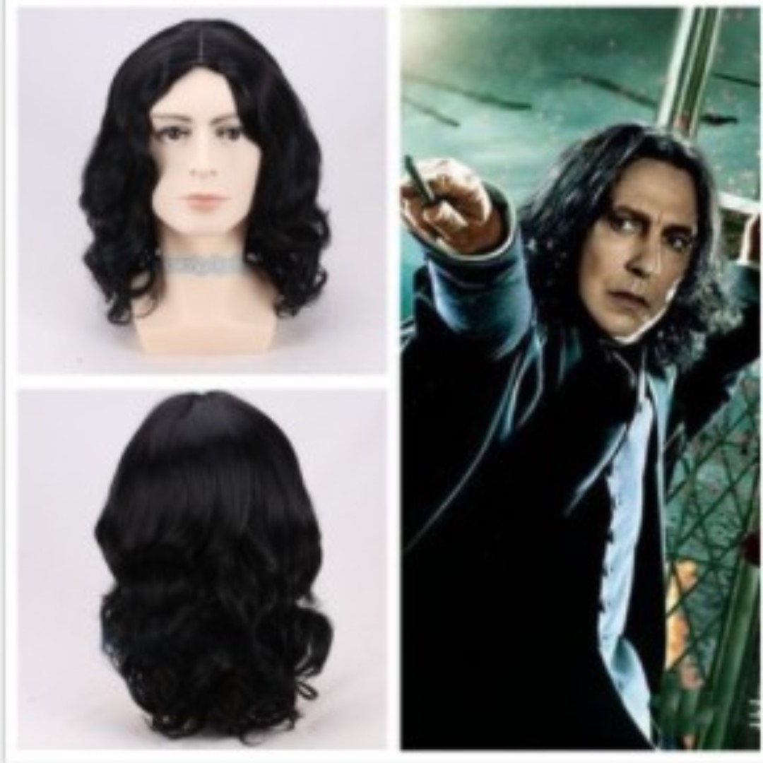 Harry Potter cosplay costume--- Severus Snape (no cape) +wig ...