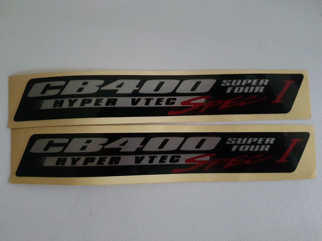 Honda CB400 sticker, Motorcycles, Motorcycle Accessories on Carousell