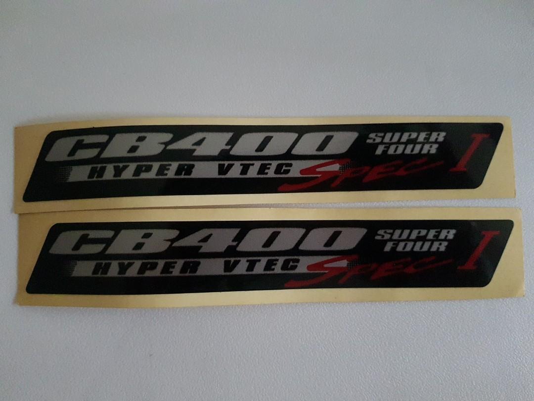 Honda CB400 sticker, Motorcycles, Motorcycle Accessories on Carousell