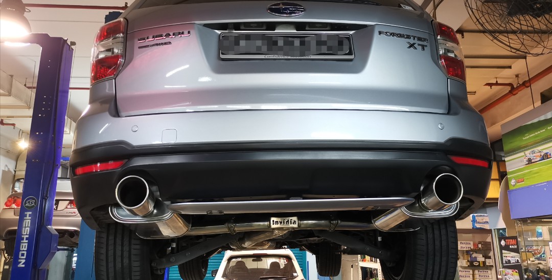 Invidia exhaust for Subaru Forester SJ XT (certified), Car Accessories ...