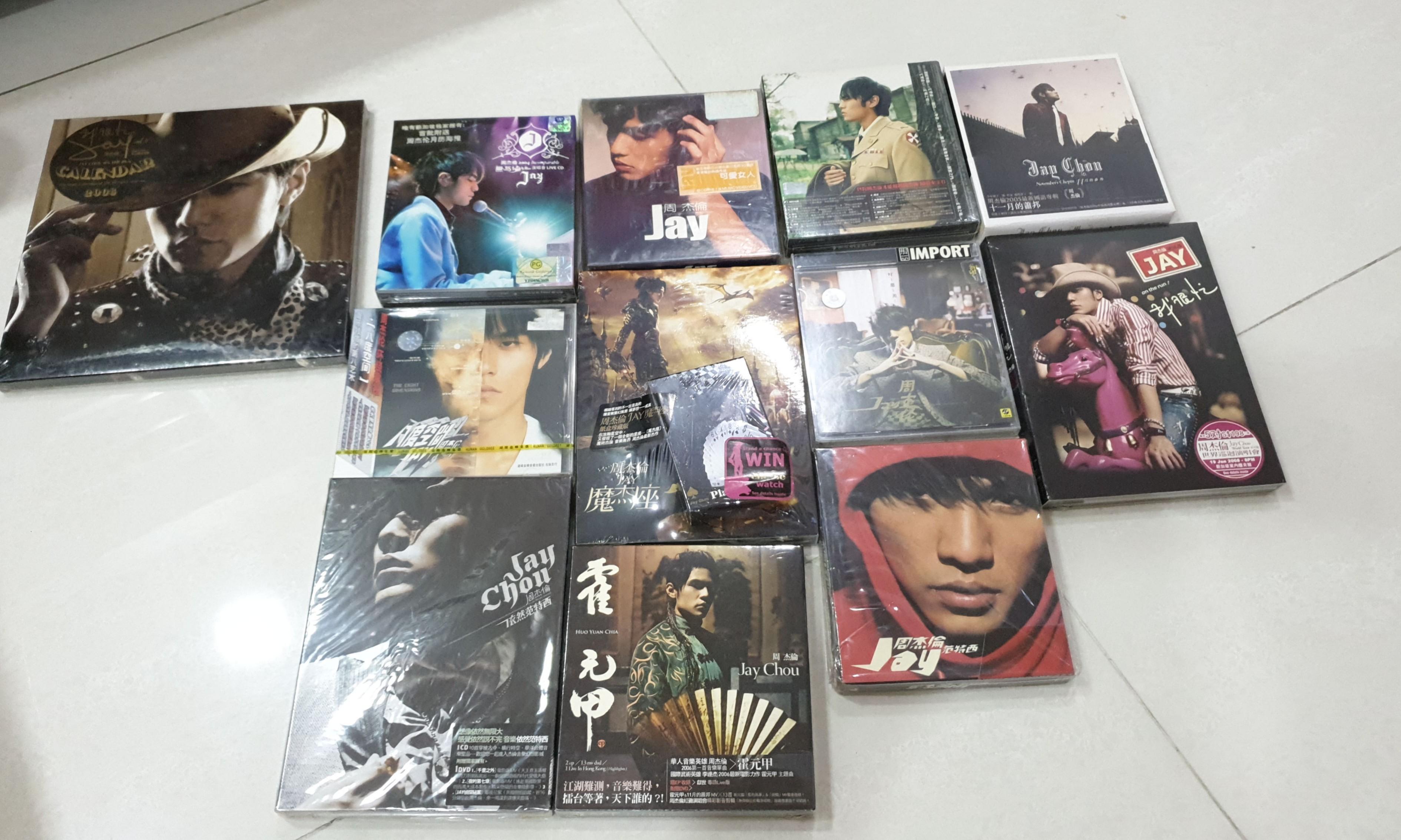 Jay chou collection, Hobbies & Toys, Music & Media, CDs & DVDs on Carousell