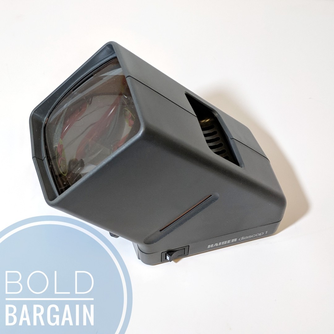 Kaiser Diascope 1 Slide Viewer for 5cm x 5cm slides and film strips ...