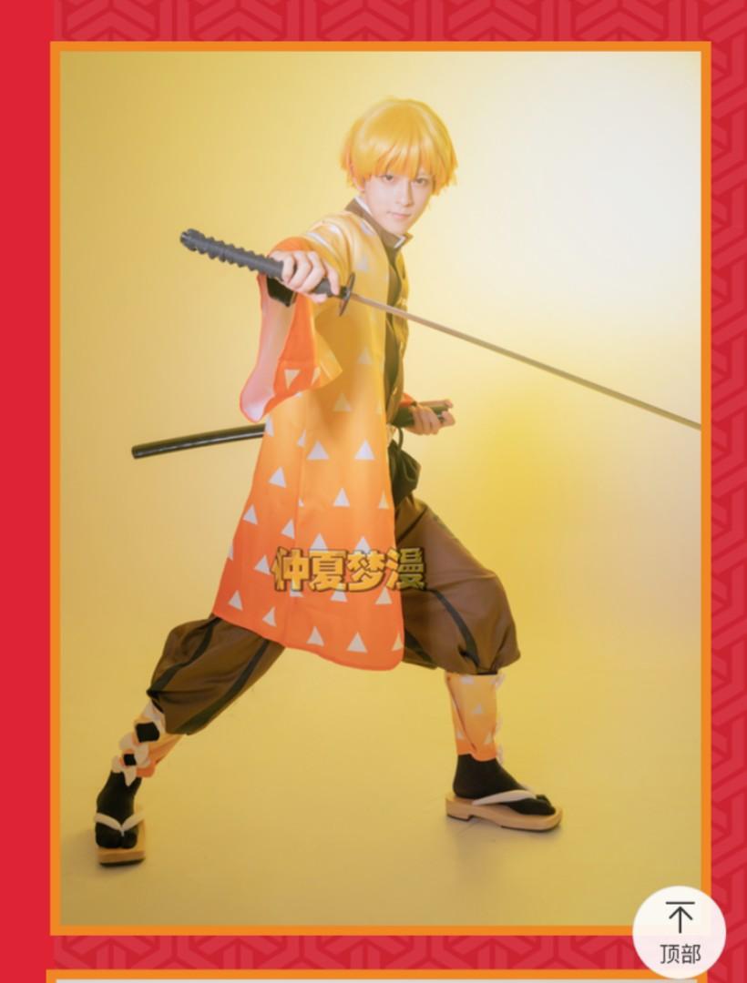 Kimetsu no Yaiba zenitsu cosplay, Entertainment, J-pop on Carousell