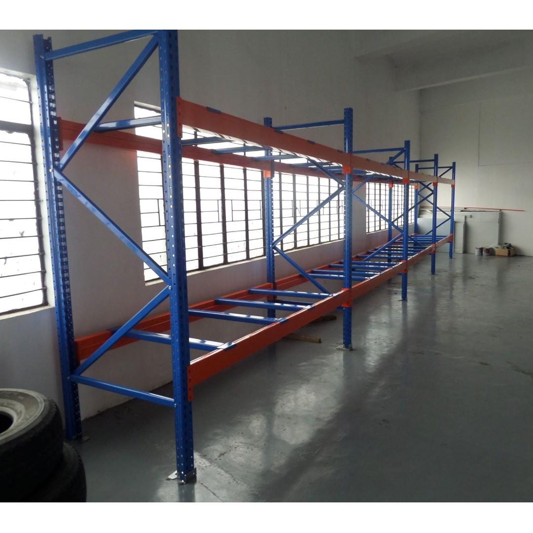 Metal Pallet Rack - Tie Beam Heavy Duty Shelve Display, Furniture ...