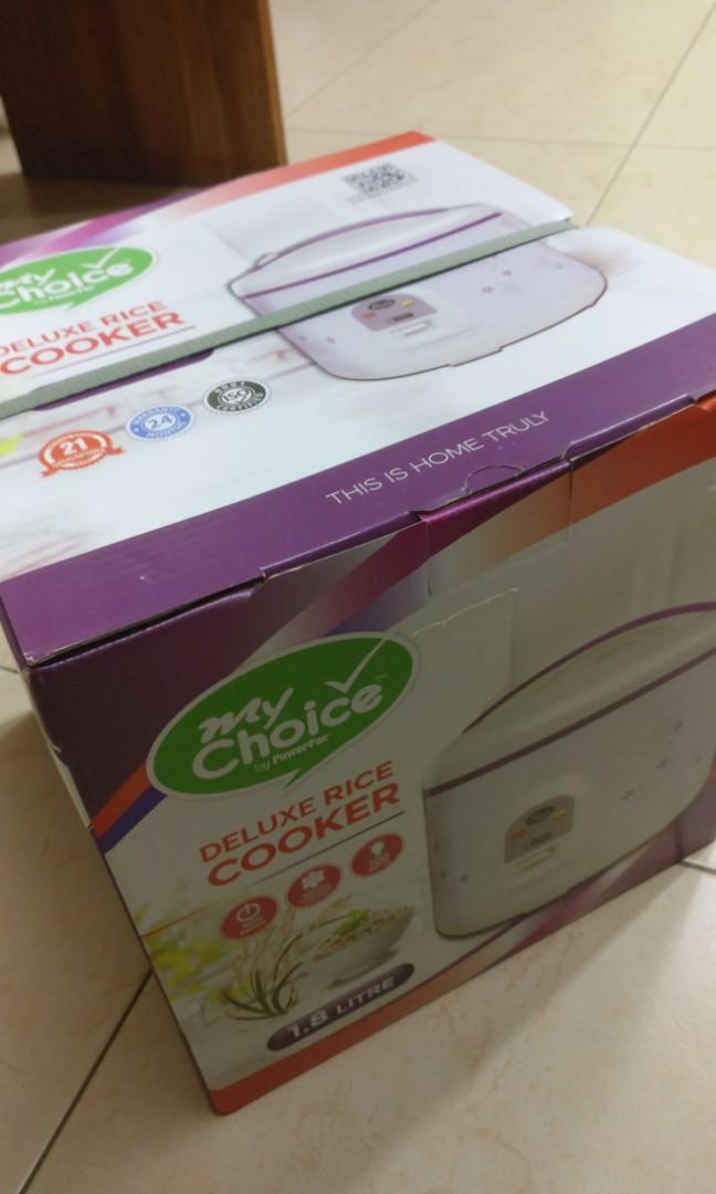 My Choice 1.8L Deluxe Rice Cooker, TV & Home Appliances, Kitchen ...