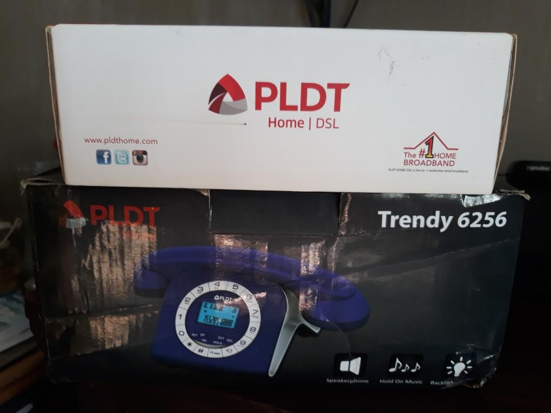 Pldt wifi modem w/ Pldt blue trendy phone, Computers & Tech, Parts ...