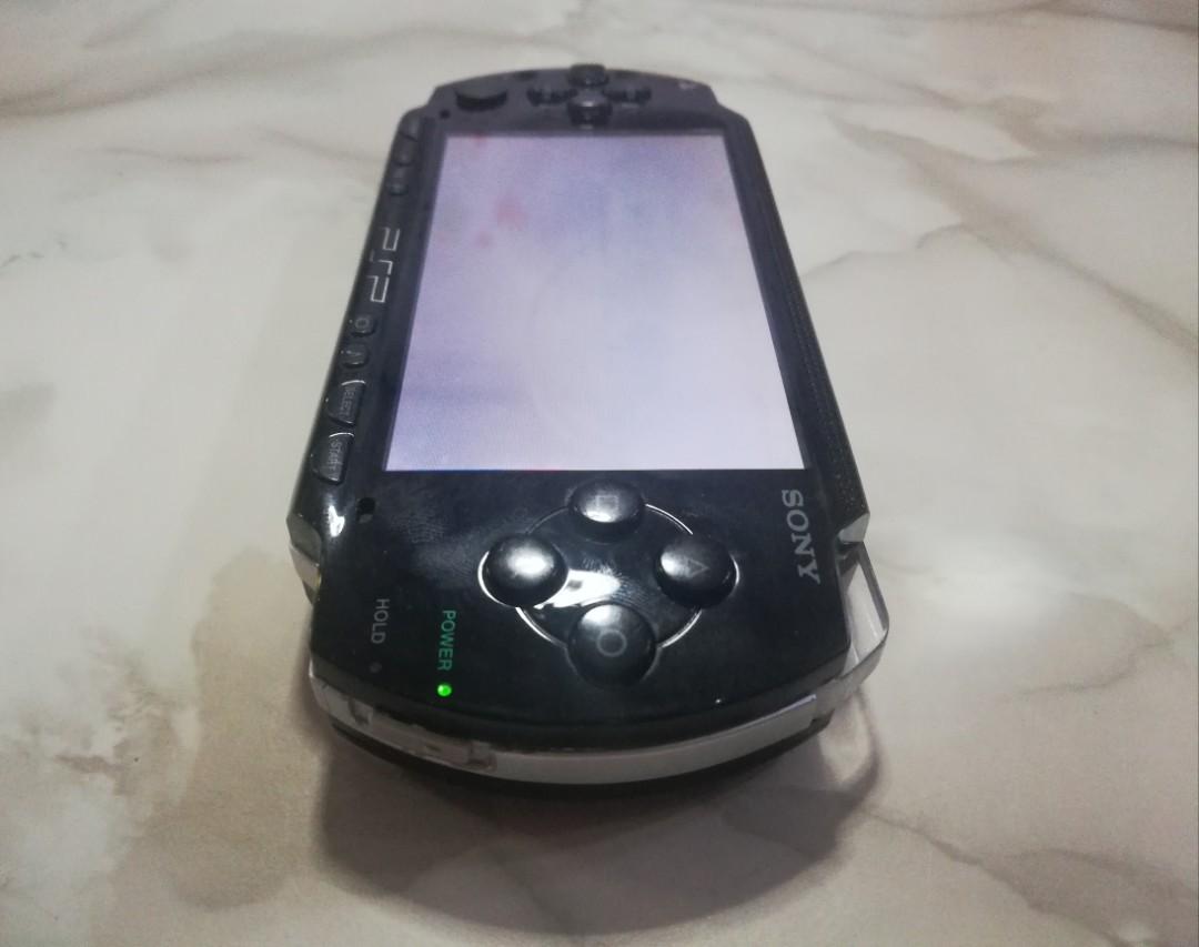 Sony PlayStation Portable Fat Black 8GB 5.50 Gen-D (Full), Video Gaming ...