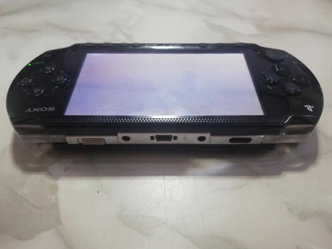 Sony PlayStation Portable Fat Black 8GB 5.50 Gen-D (Full), Video Gaming ...