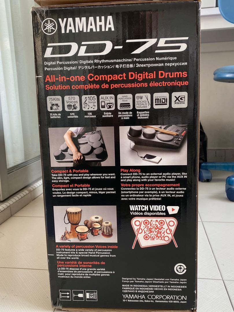 Yamaha DD-75 Electronic Drum Kit, Hobbies & Toys, Music & Media ...