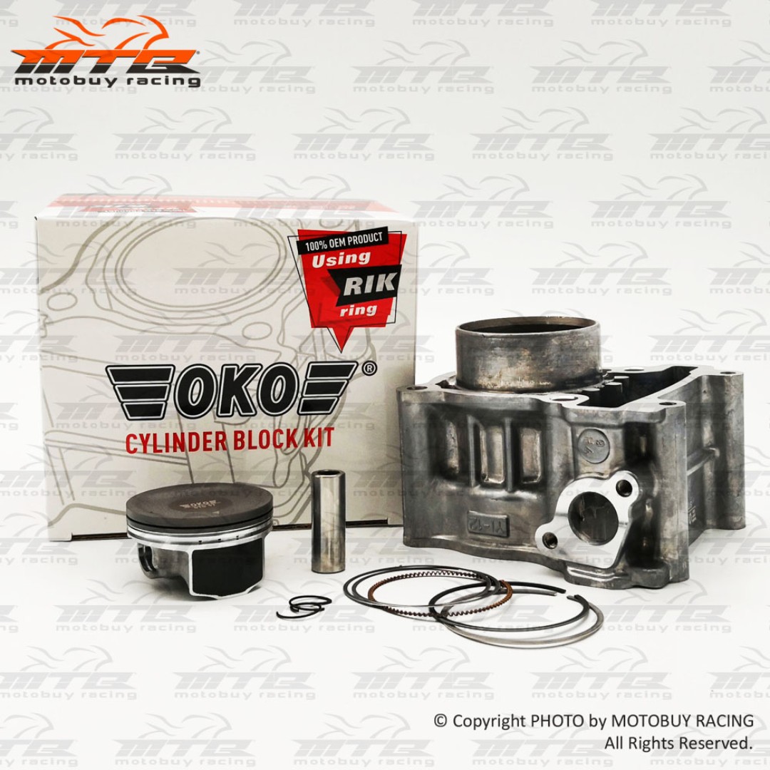 YAMAHA FZ150 STANDARD BLOCK SET OKO (HEAVY DUTY PART) WITH RK RIM, Auto ...