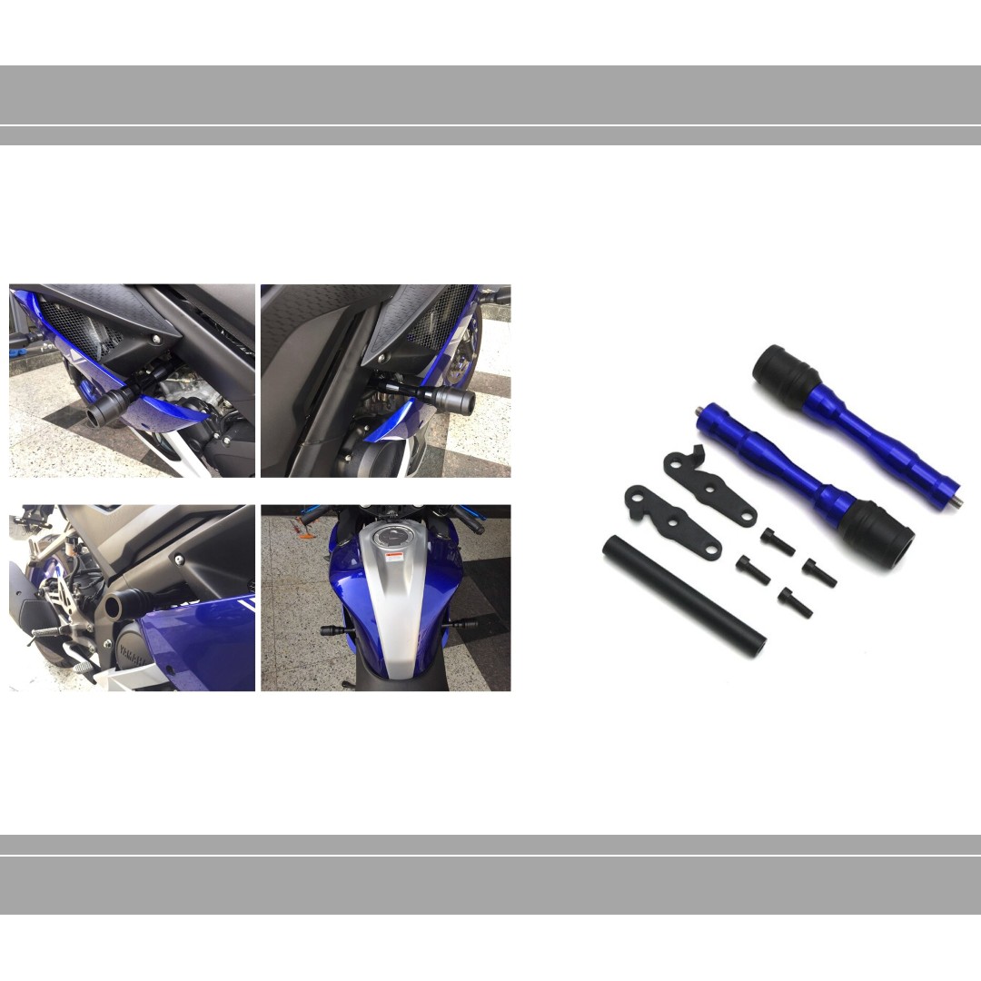 Yamaha R15 V3 Frame Sliders, Motorcycles, Motorcycle Accessories on ...