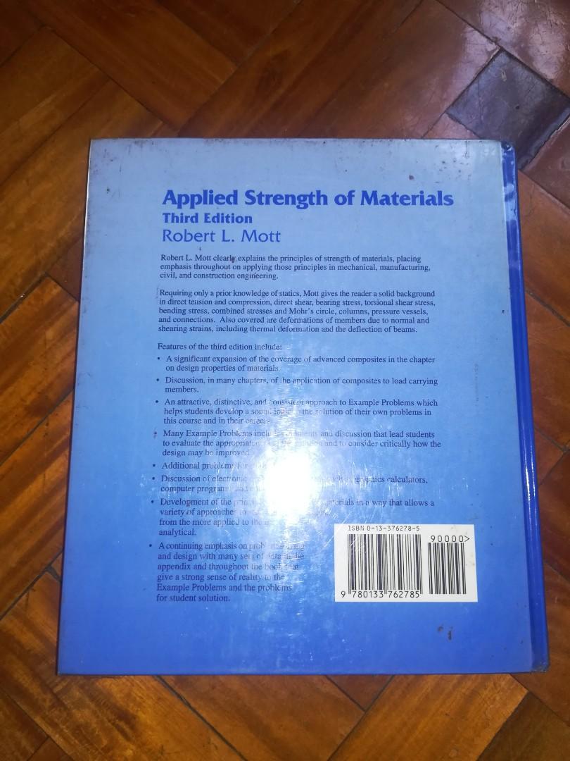 Applied Strength of Materials, Hobbies & Toys, Books & Magazines ...