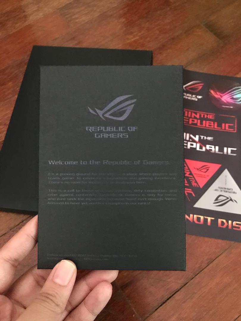 ASUS ROG Keychain & Sticker, Computers & Tech, Parts & Accessories ...
