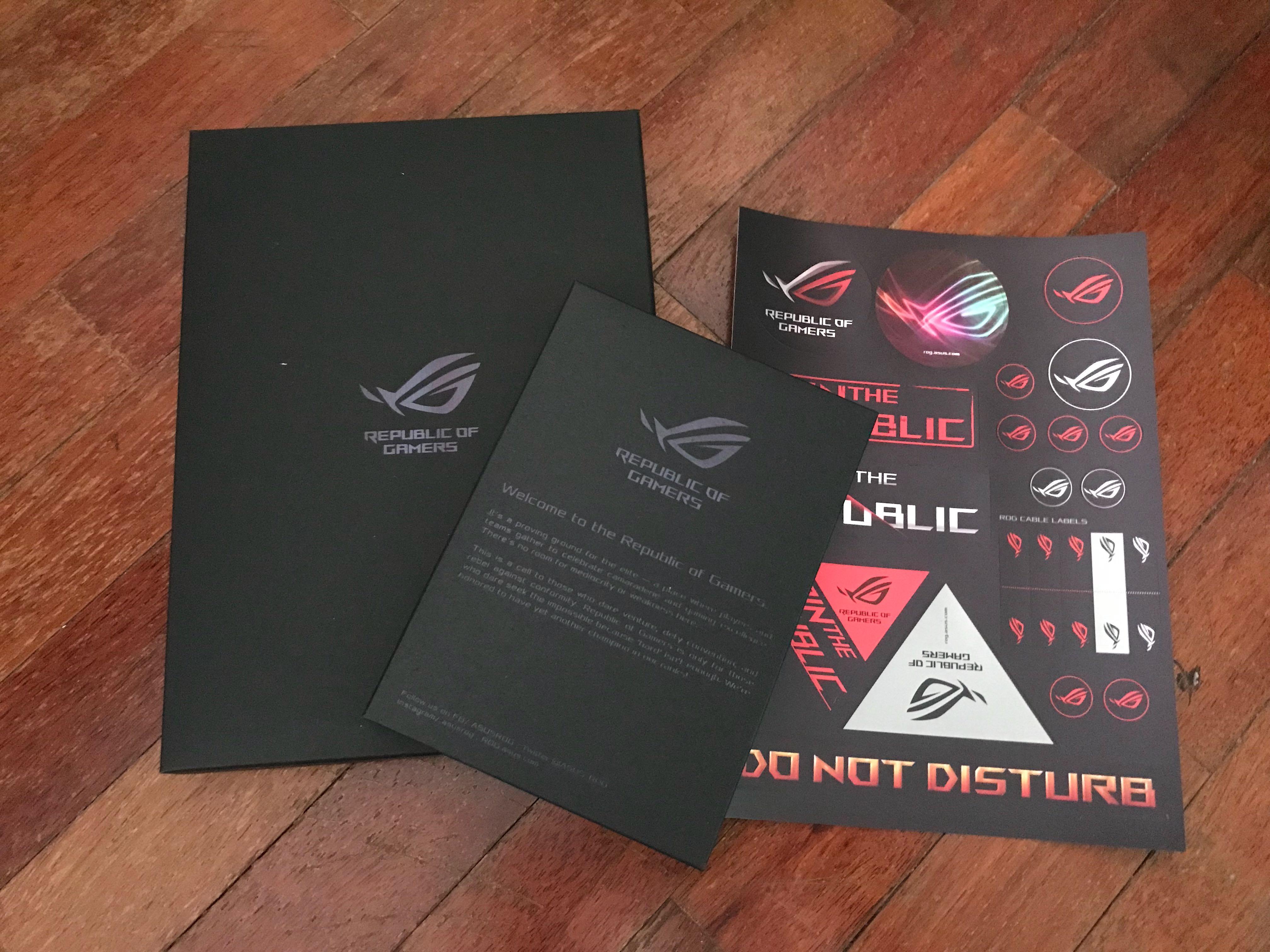 ASUS ROG Keychain & Sticker, Computers & Tech, Parts & Accessories ...
