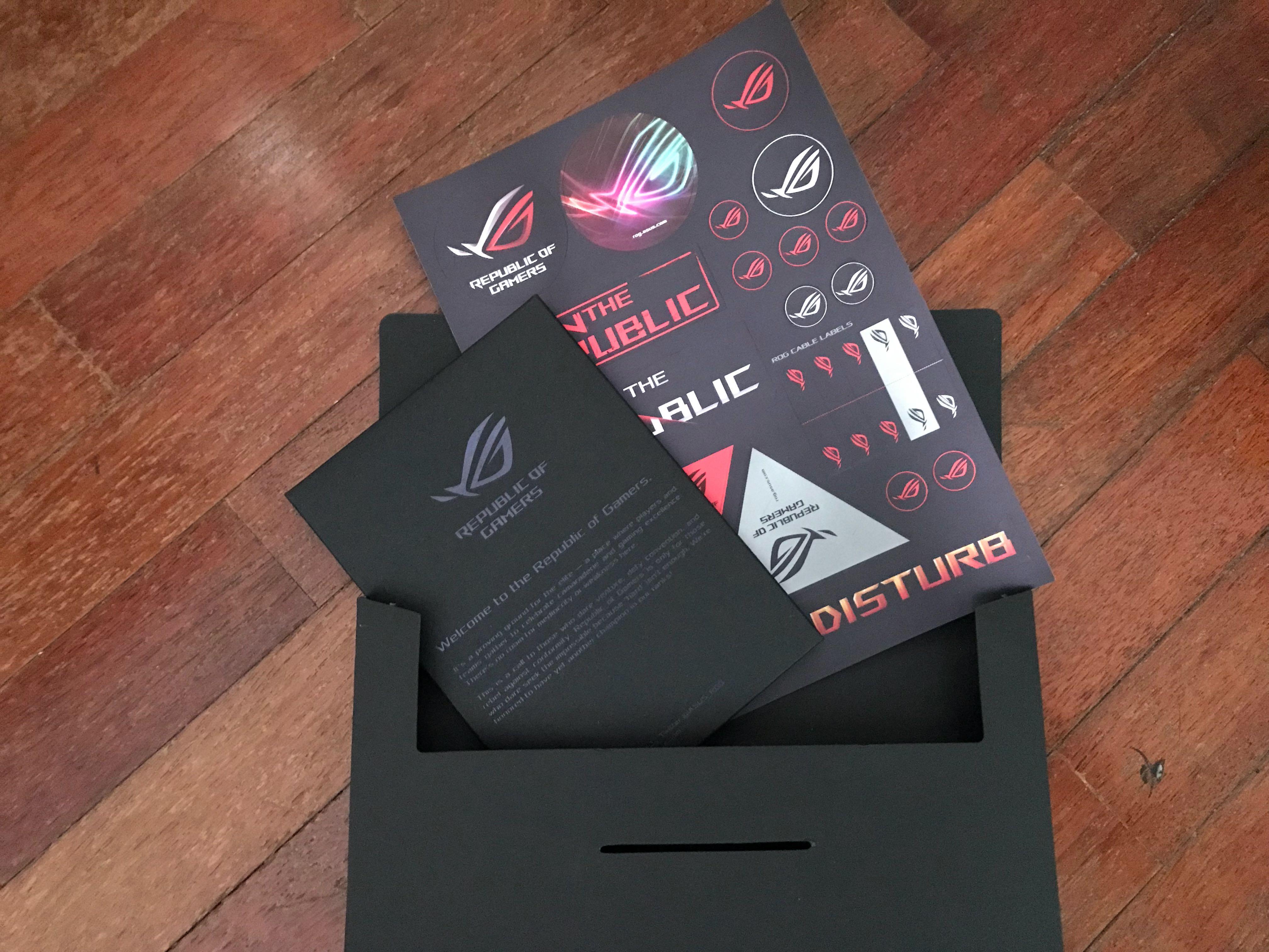 ASUS ROG Keychain & Sticker, Computers & Tech, Parts & Accessories ...