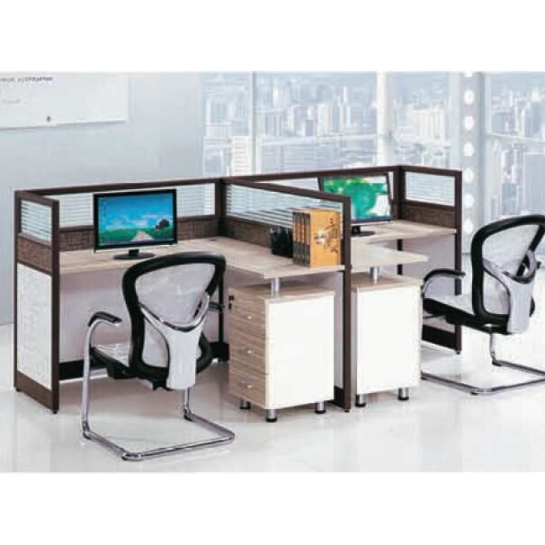 B42 Executive Workstation,with high partion,with/without pedestal ...