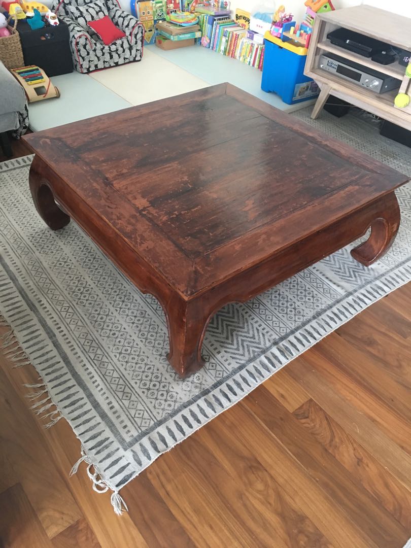 Balinese style Wood Coffee Table, Furniture & Home Living, Furniture ...