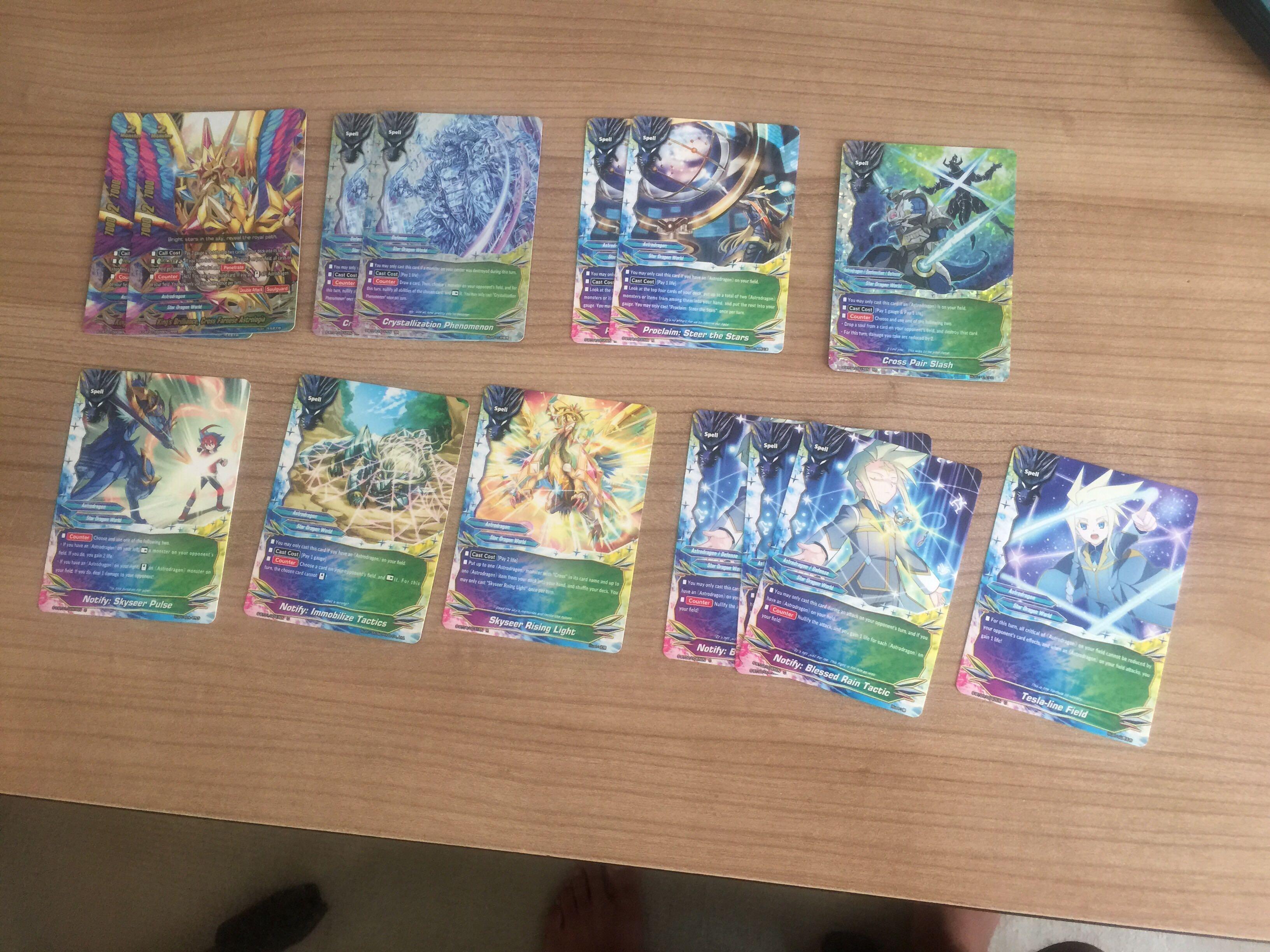 Buddyfight Astrodragon Deck, Hobbies & Toys, Toys & Games on Carousell
