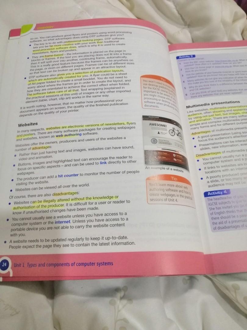 Cambridge IGCSE ICT Collins Textbook, Hobbies & Toys, Books & Magazines ...